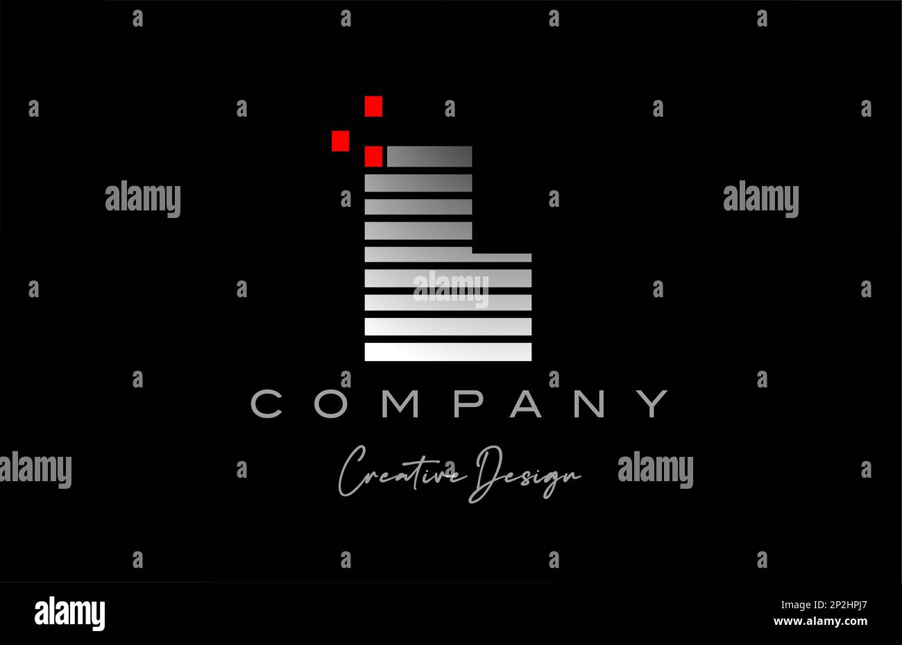 L shape pattern Stock Vector Images - Alamy