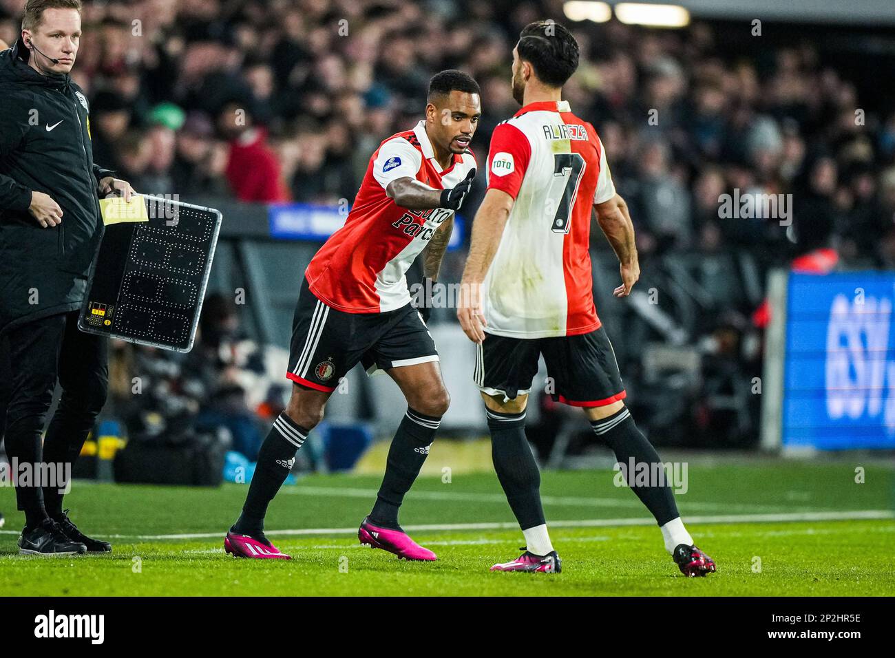 Rotterdam - Danilo Pereira da Silva of Feyenoord, Alireza Jahanbakhsh ...