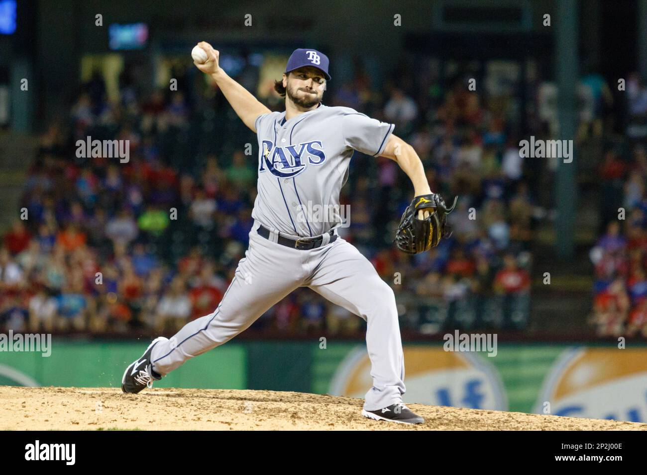 14 AUG 2015: Tampa Bay Rays Pitcher Brandon Gomes (47) [8501] comes in ...