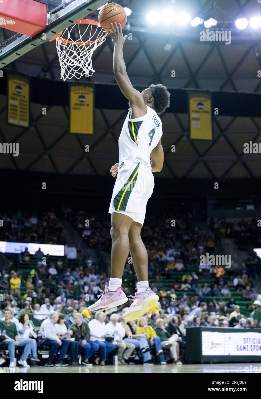 Ferrell Center Waco, Texas, USA. 4th Mar, 2023. Baylor Bears guard LJ ...