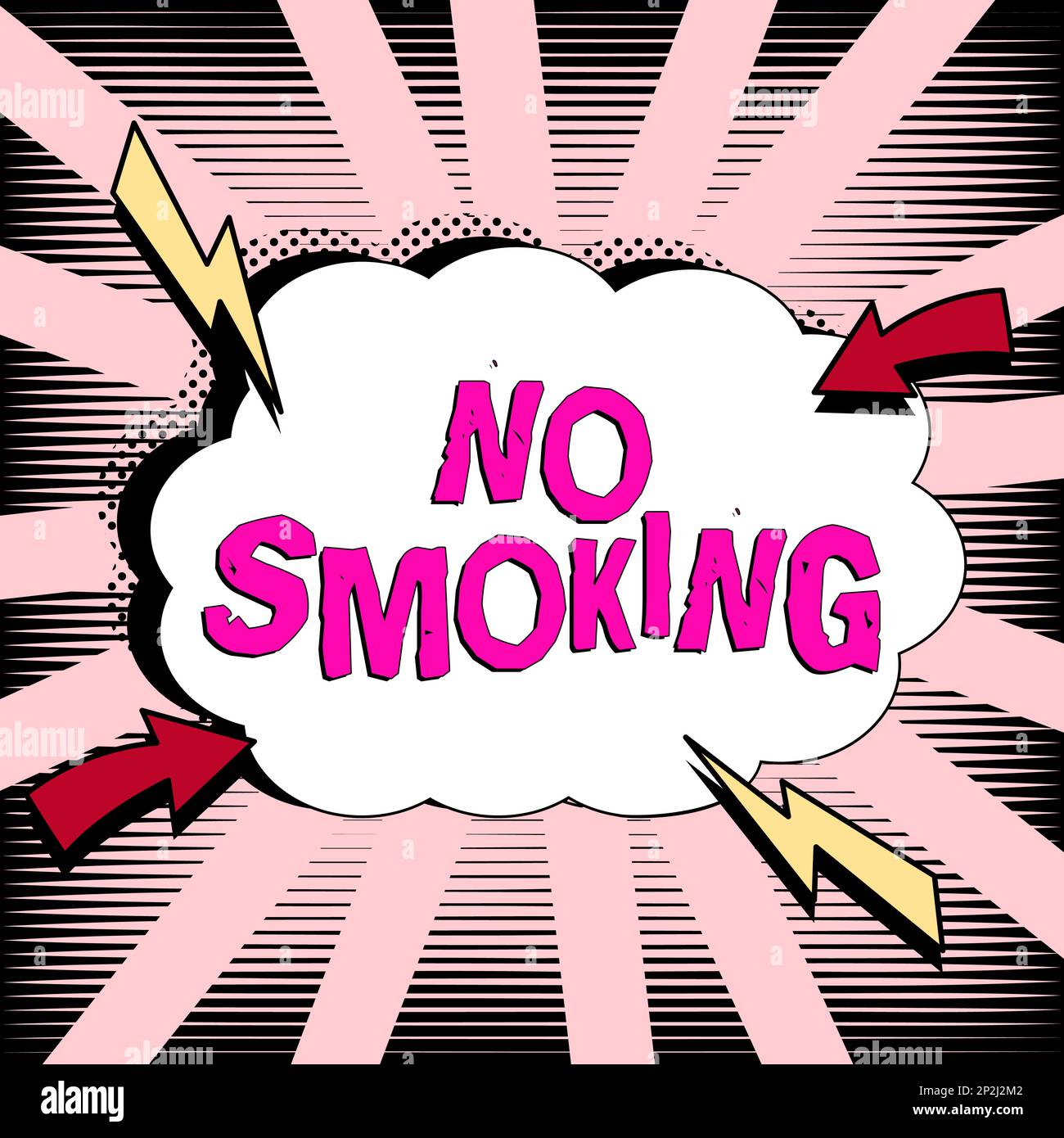 Writing displaying text No Smoking. Conceptual photo using tobacco is ...