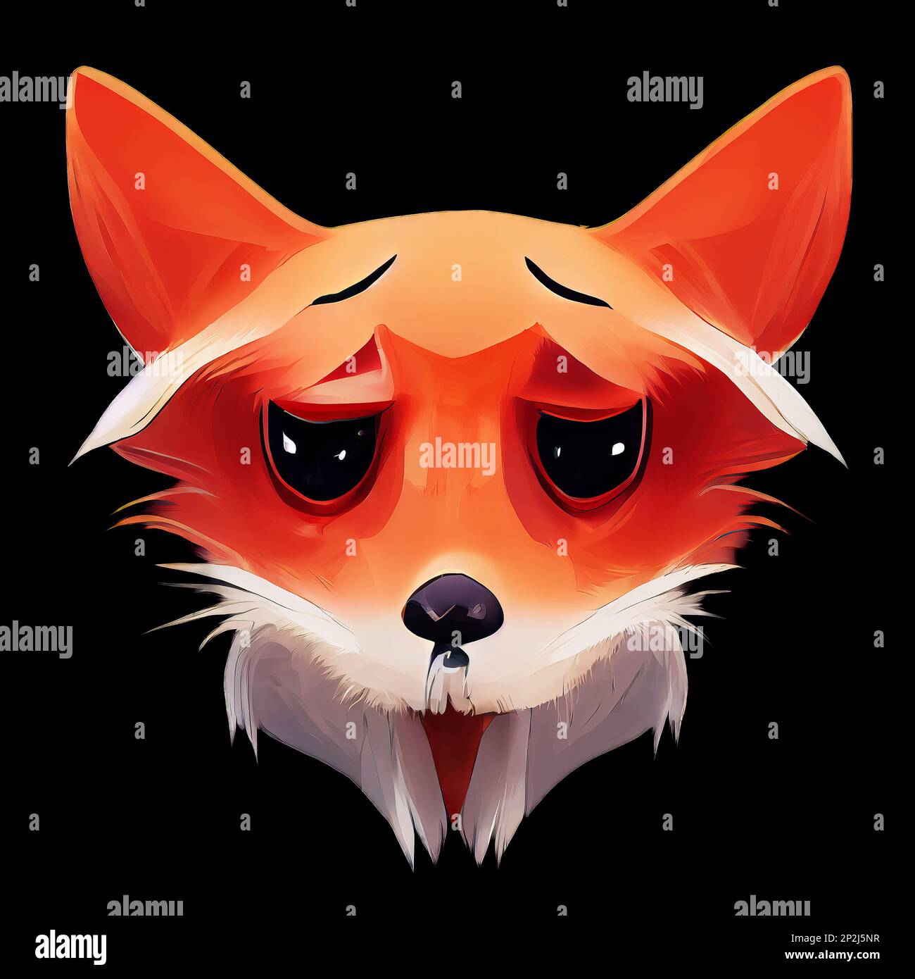 Sad fox cub hi-res stock photography and images - Alamy