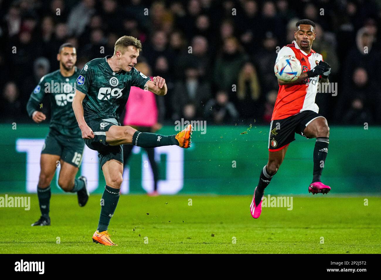 Rotterdam - Johan Hove of FC Groningen, Danilo Pereira da Silva of ...