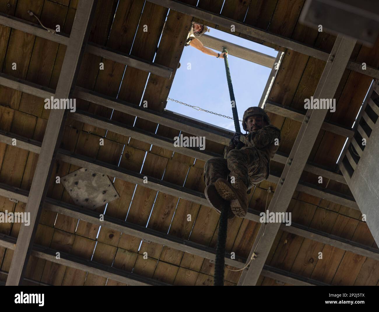A U.S. Marine with Battalion Landing Team 1/6, 26th Marine ...
