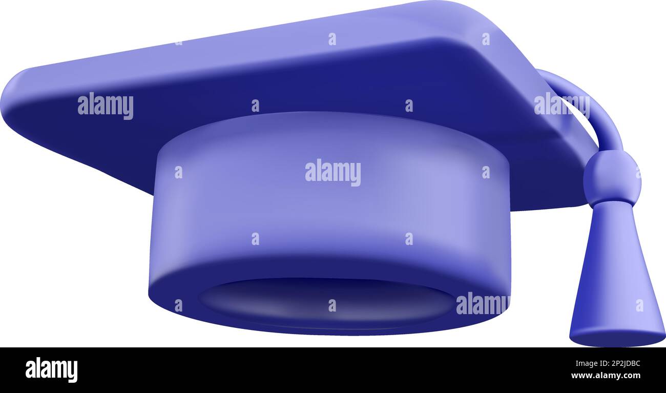 Graduation cap icon. Cartoon illustration of graduation cap vector icon ...