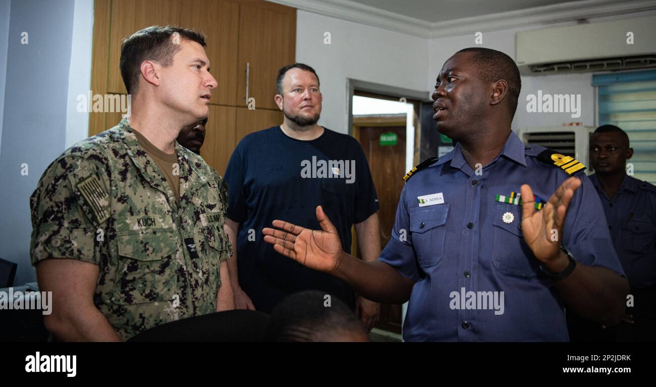 230130-N-DK722-1016 (Jan. 30, 2023) LAGOS, Nigeria – U.S. Navy Capt ...