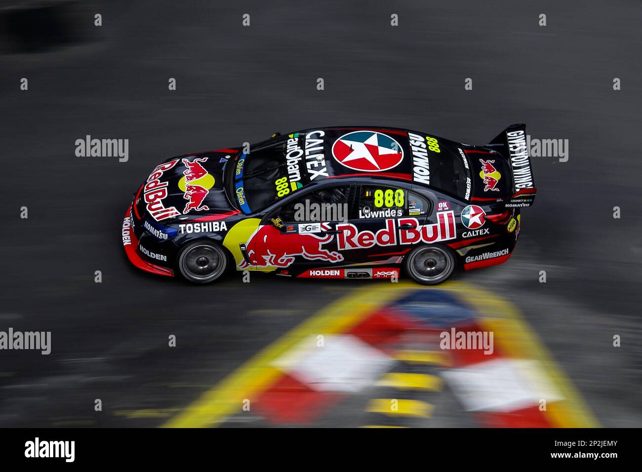 09 Aug 2015: Craig Lowndes of Red Bull Racing Australia in action ...