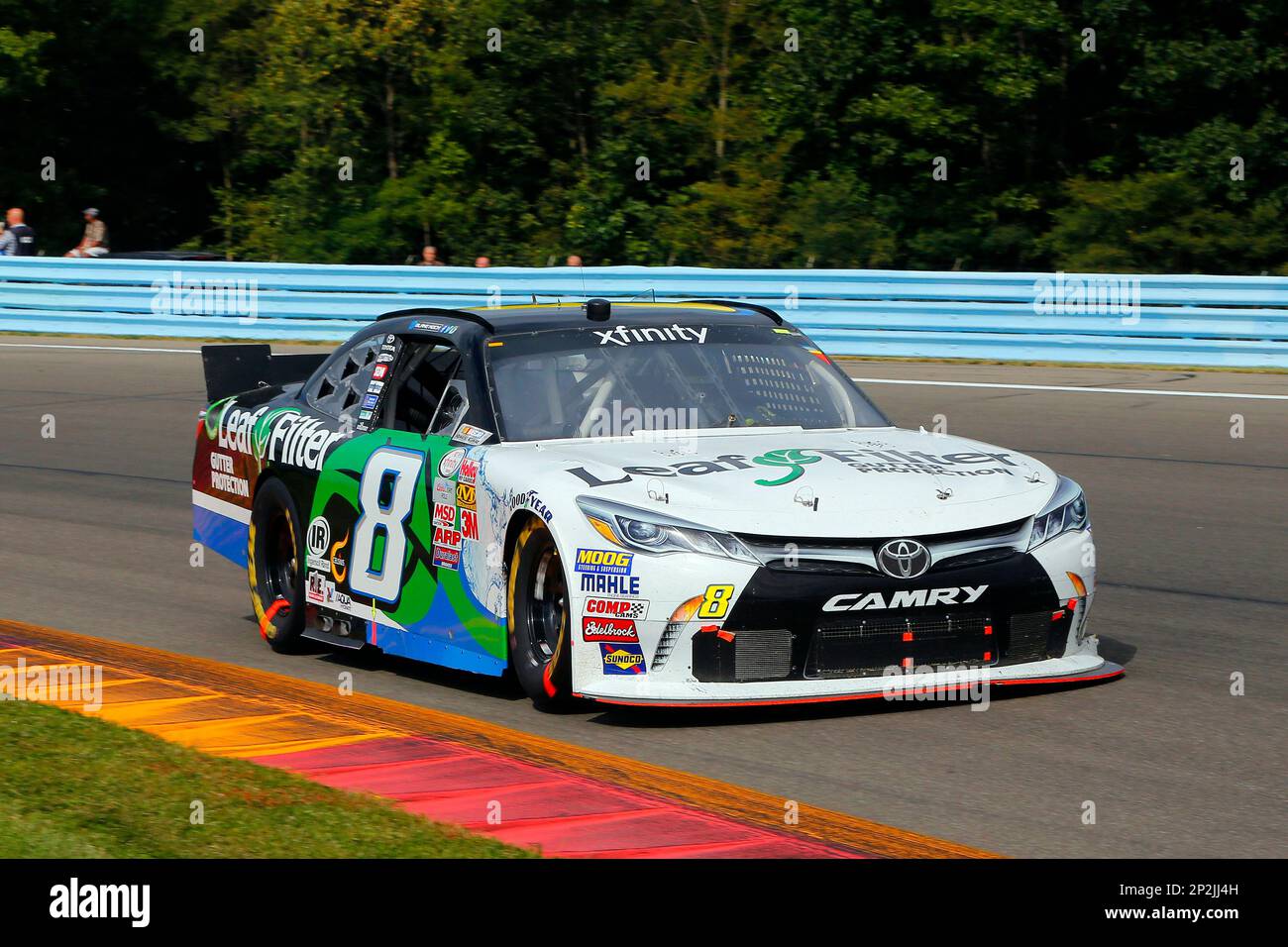 Blake Koch during the NASCAR Xfinity Series Zippo 200 race at Watkins ...