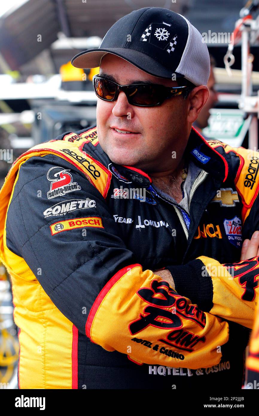Brendan Gaughan during practice for the NASCAR Xfinity Series Zippo 200 ...