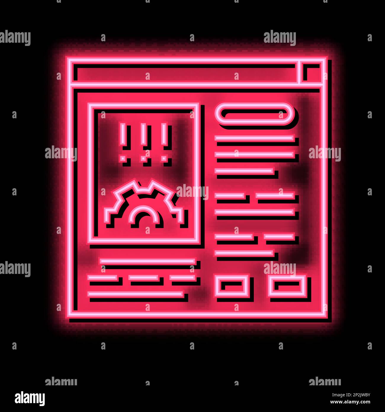 errors report neon glow icon illustration Stock Vector Image & Art - Alamy