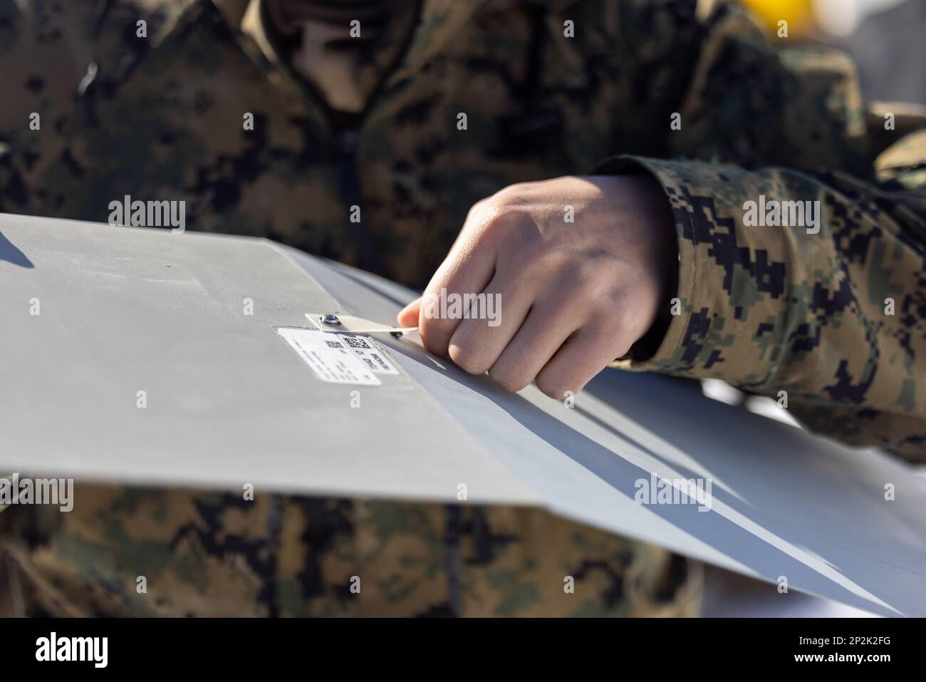 U.S. Marine Corps Cpl. Logan Geenan, a Wausau, Wisconsin, native and an ...