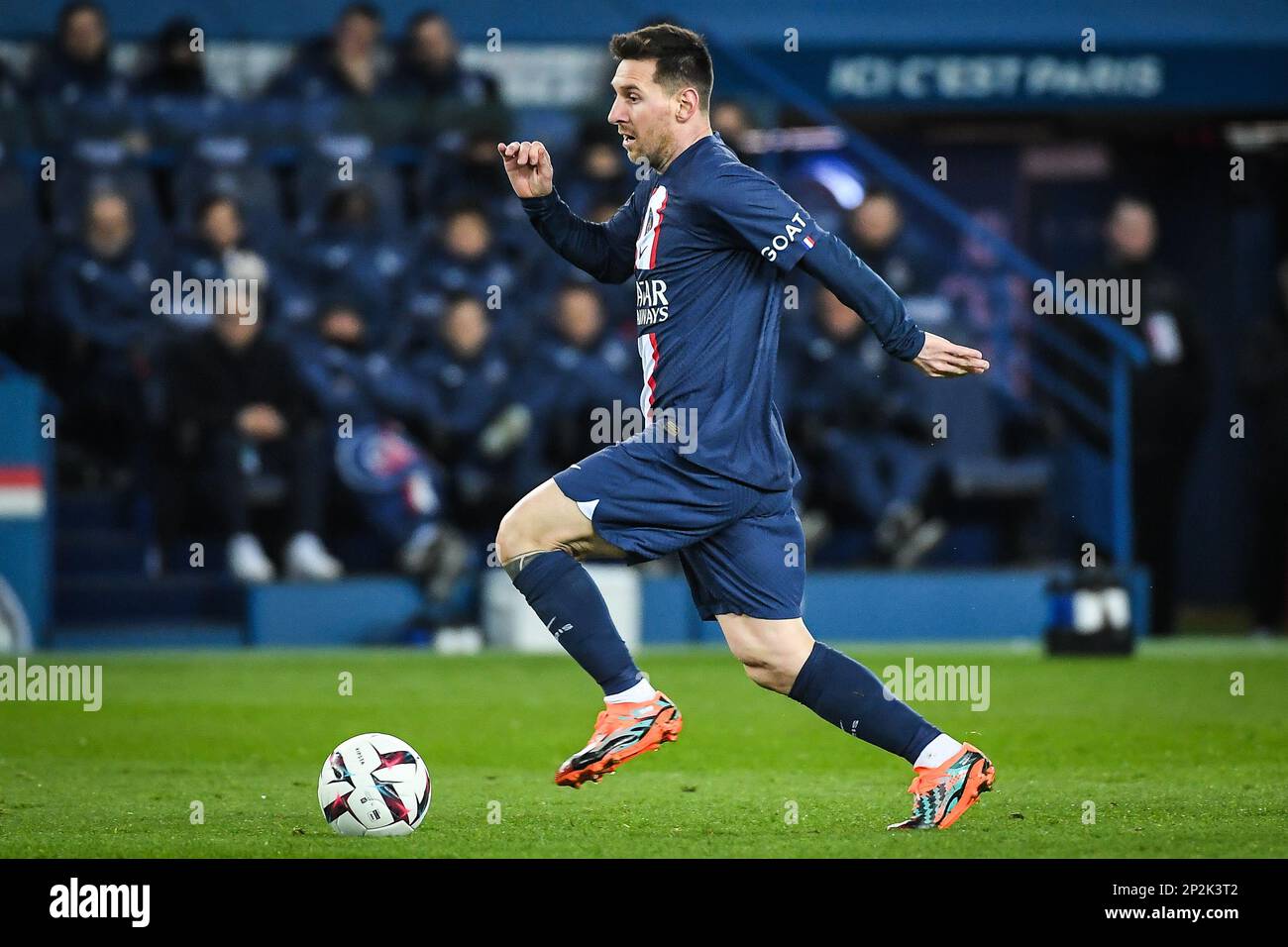 Lionel (Leo) MESSI of PSG during the French championship Ligue 1 ...