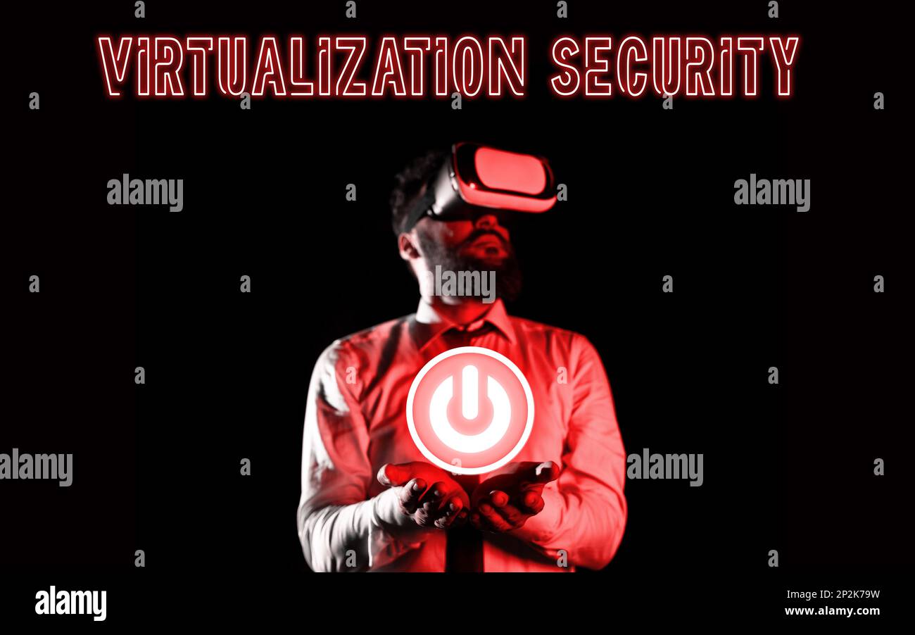 Inspiration Showing Sign Virtualization Security Word For Application