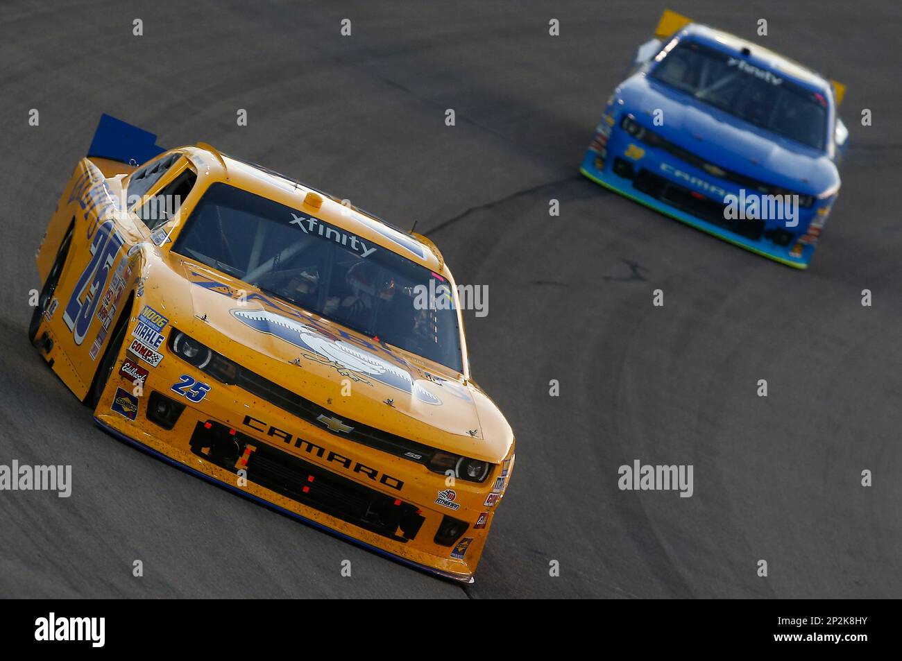 Dylan Lupton (25) and Ryan Sieg (39) during the NASCAR Xfinity Series U ...