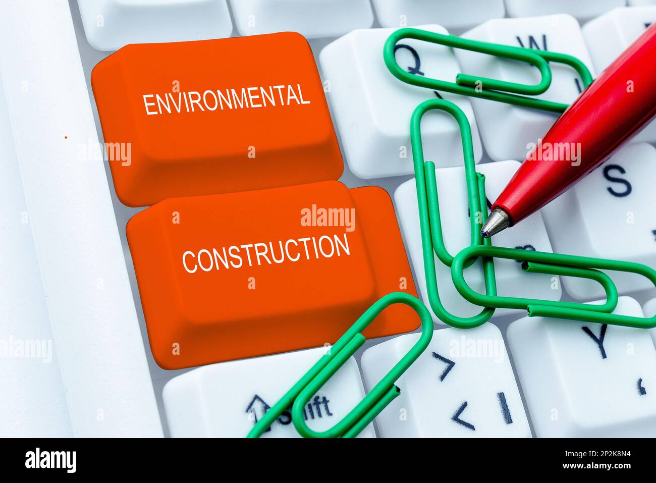 Inspiration showing sign Environmental Construction. Business showcase ...