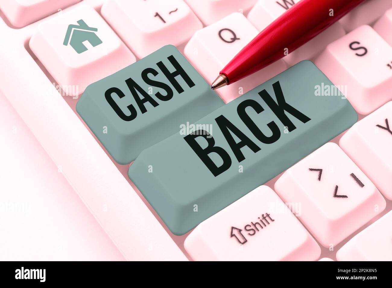 Conceptual caption Cash Back. Business approach incentive offered ...