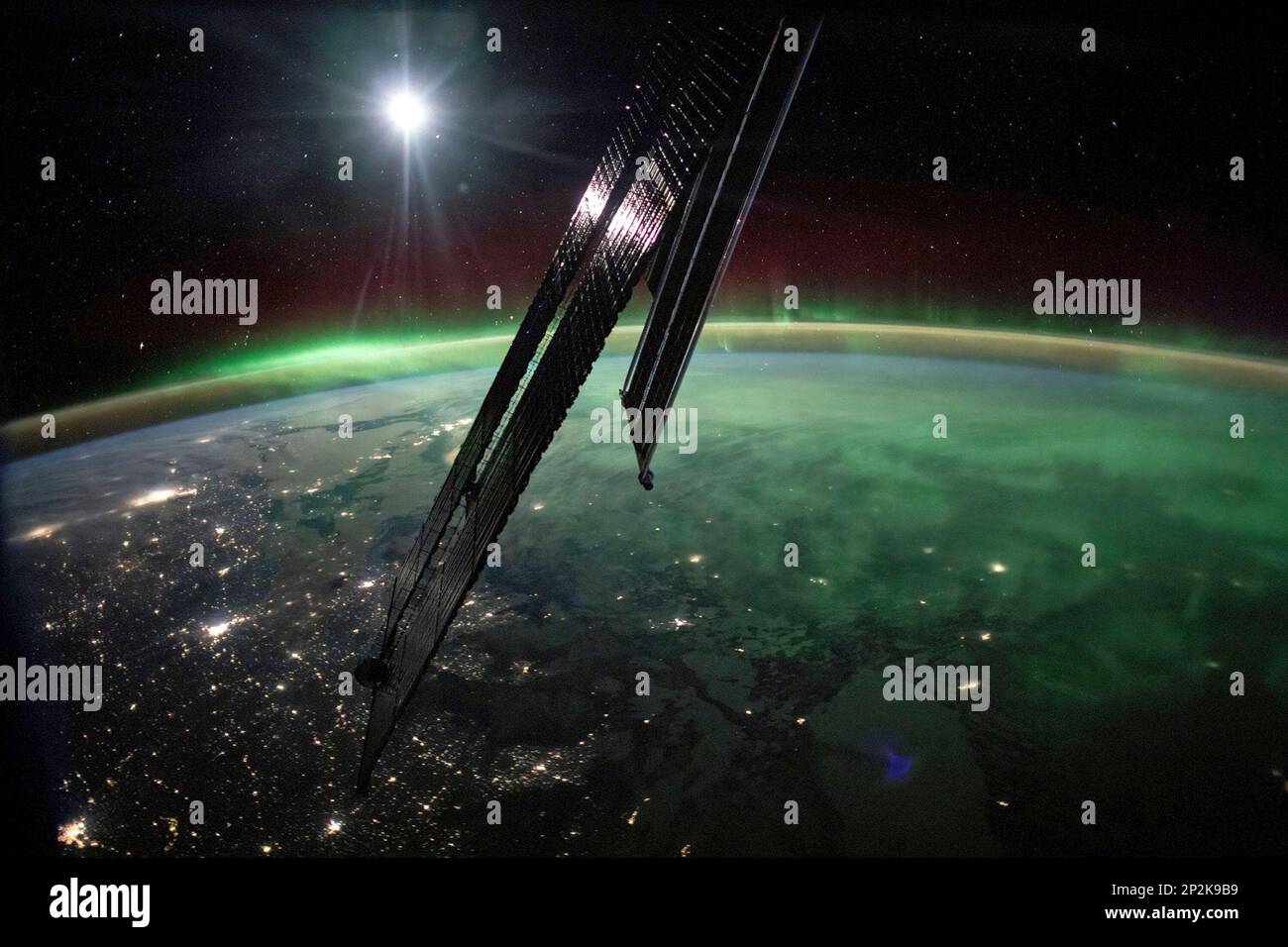 Aurora Borealis From Outer Space