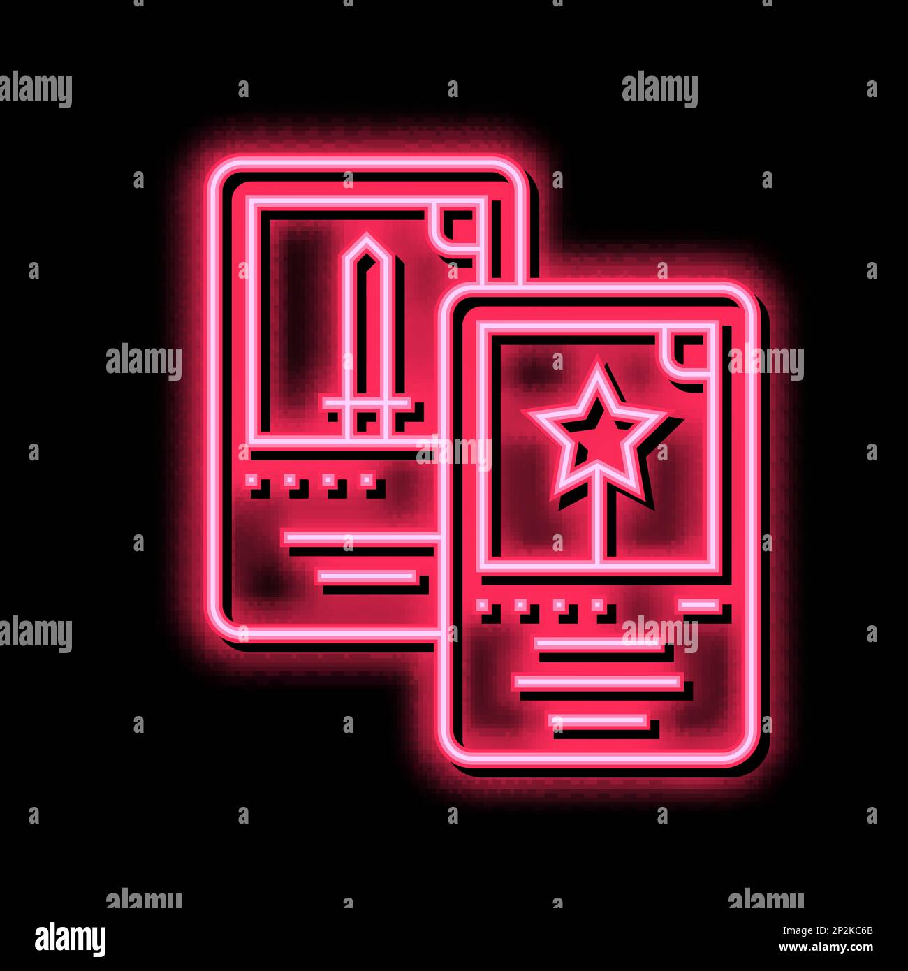 card game geek color icon vector illustration Stock Vector Image & Art ...