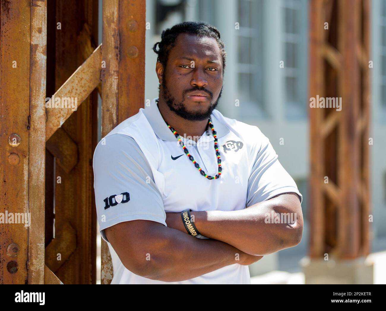 July 31, 2015 Burbank, CA...Colorado Buffaloes offensive lineman ...