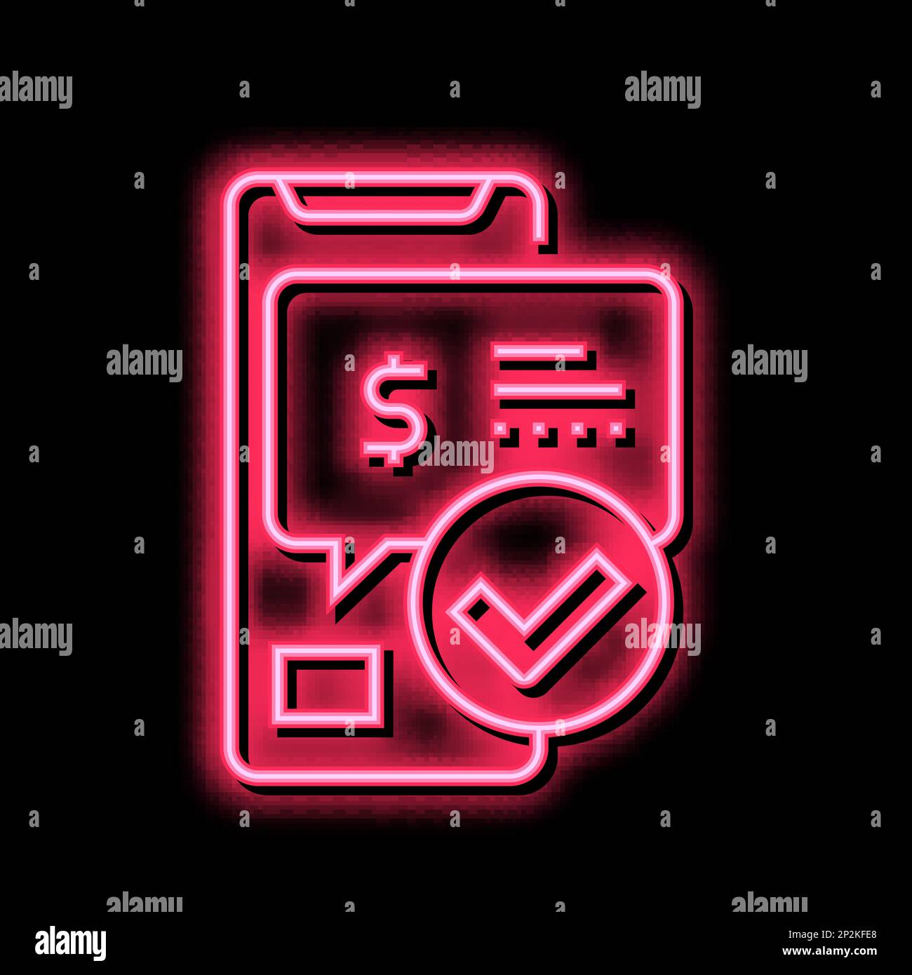 Message approved payment icon hi-res stock photography and images - Alamy