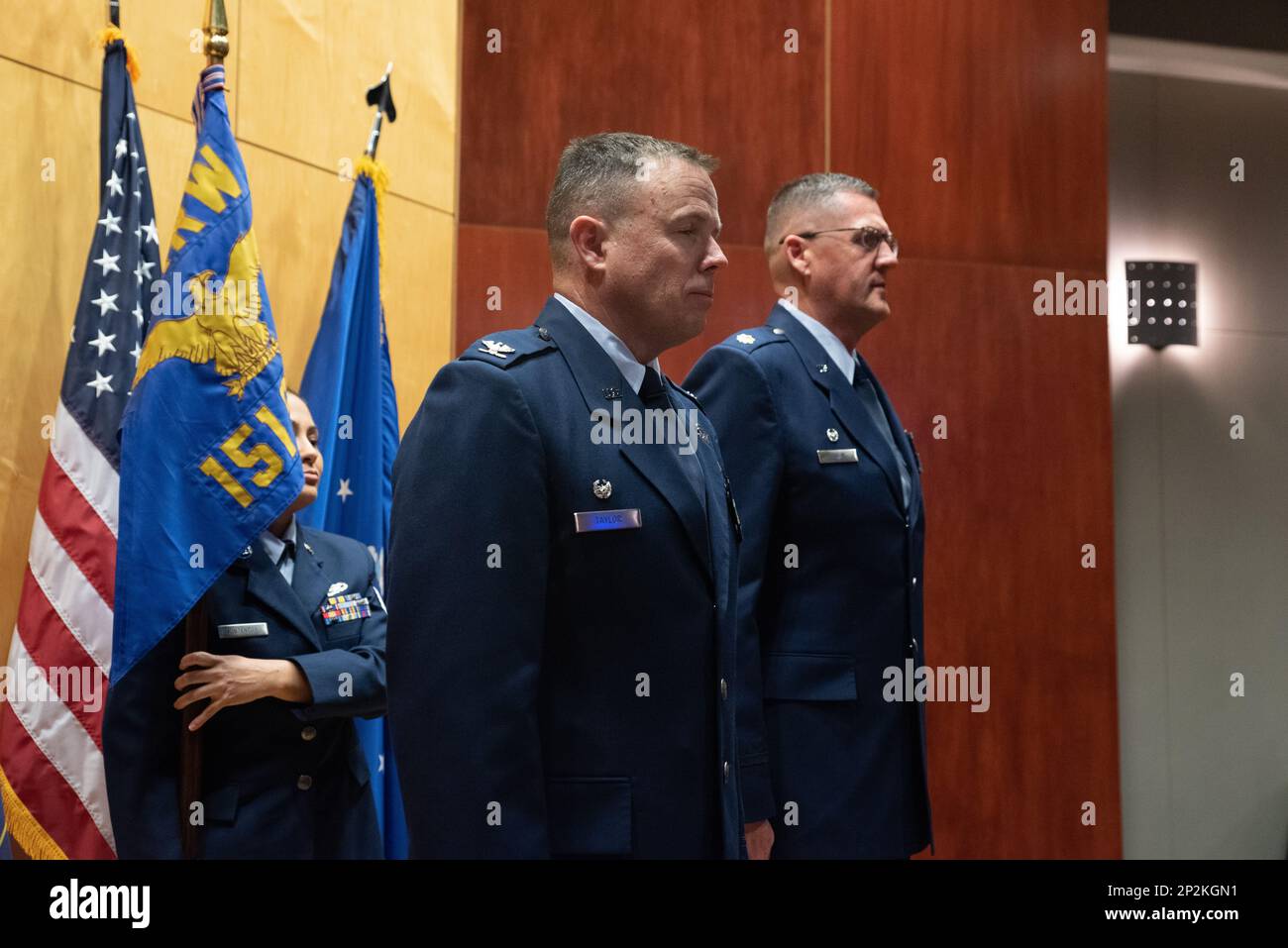 U.S. Air Force Col. Robert Taylor, 151st Air Refueling Wing commander ...