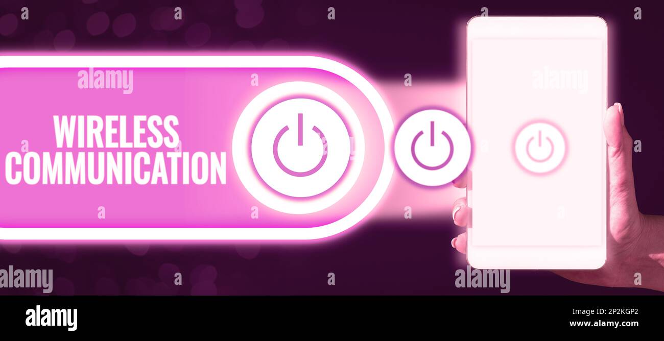 Inspiration showing sign Wireless Communication. Word Written on ...