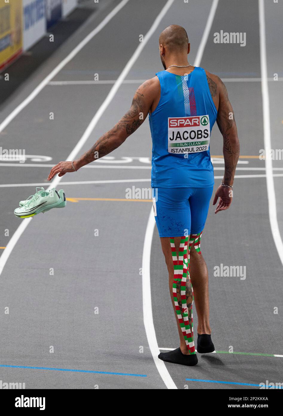 Istanbul, Turkey. 5th Mar 2023. Lamont Marcell Jacobsn of Italy ...