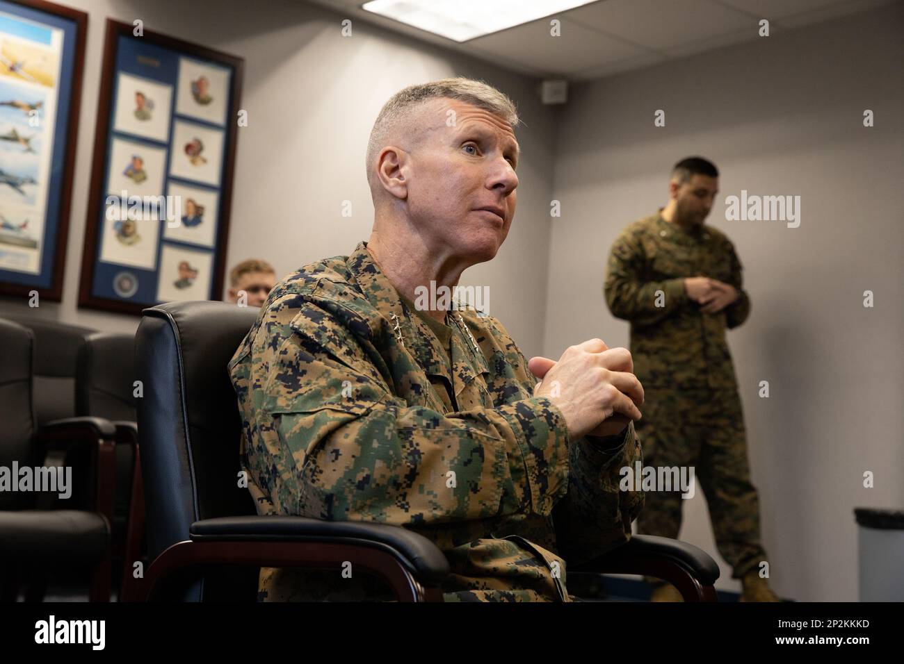 U.S. Marine Gen. Eric M. Smith, the Assistant Commandant of the Marine ...
