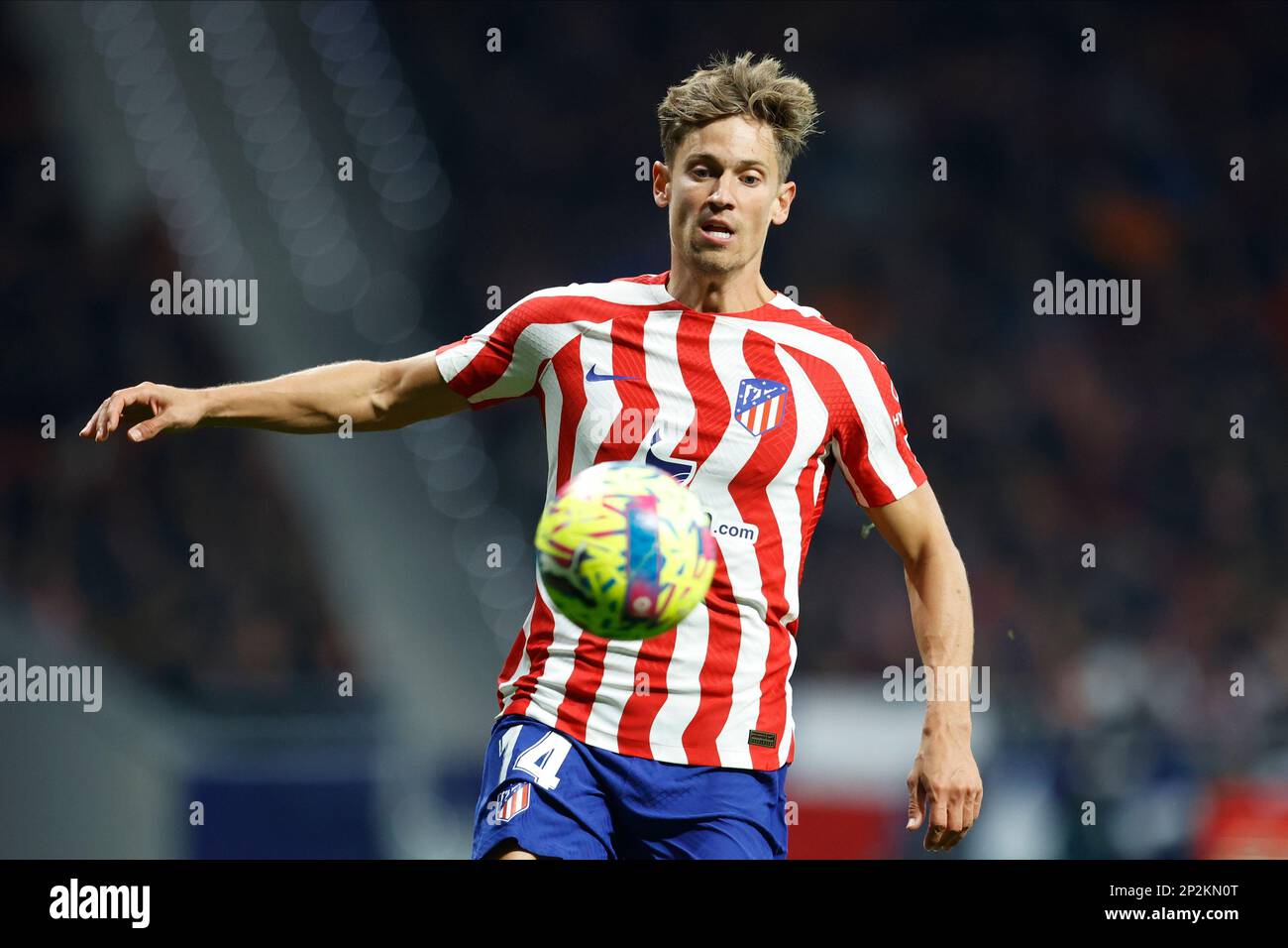 Marcos Llorente of Atletico de Madrid during the La Liga match between ...