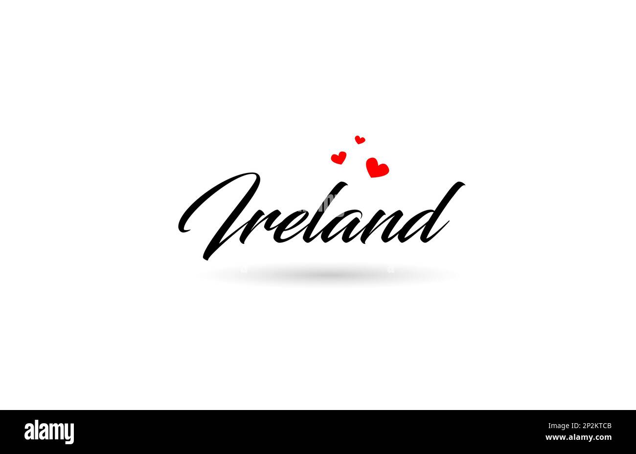 Ireland by name Stock Vector Images - Alamy