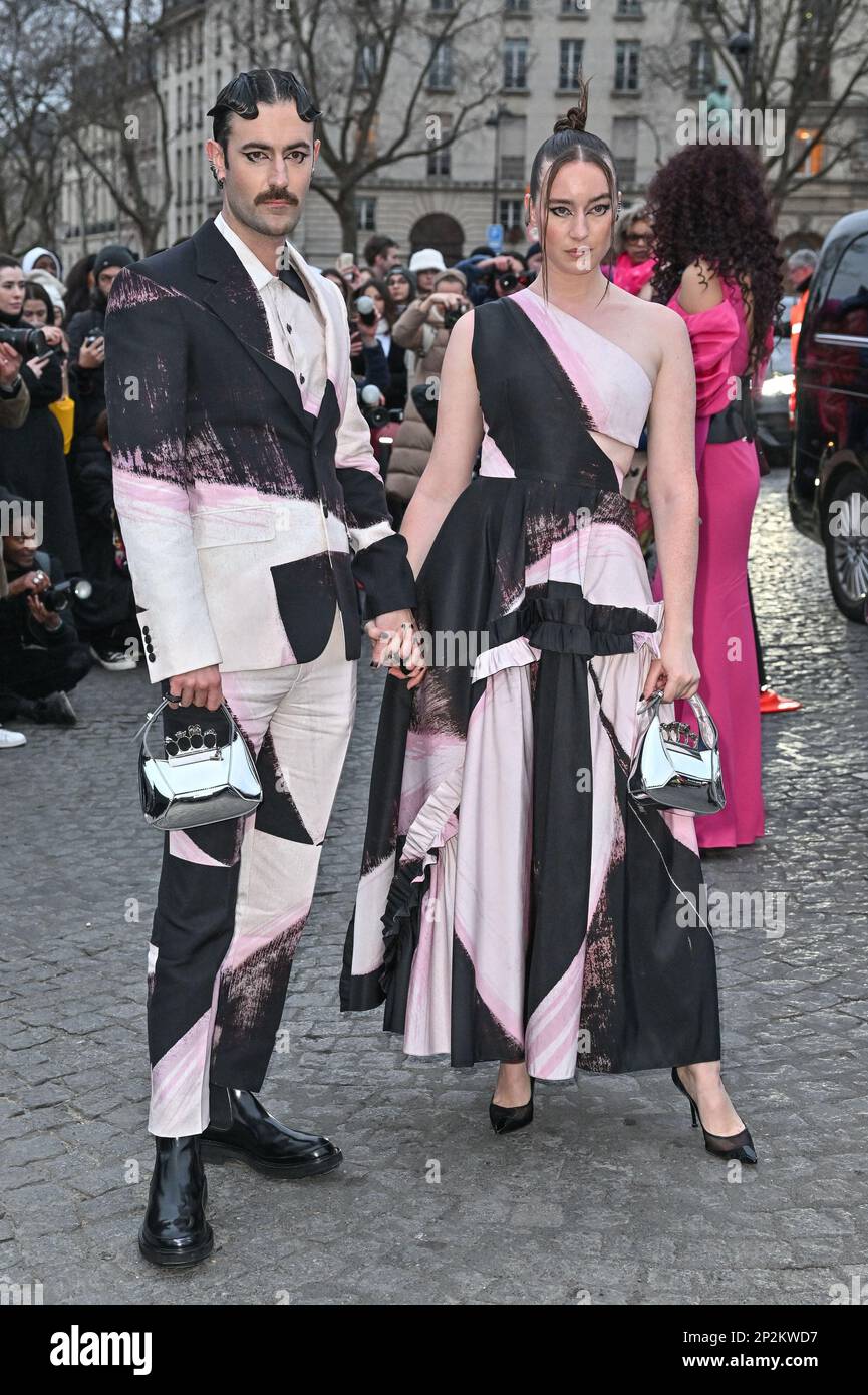 Paris, France. 04th Mar, 2023. Nelson Tiberghien, Isabelle Chaput of ...
