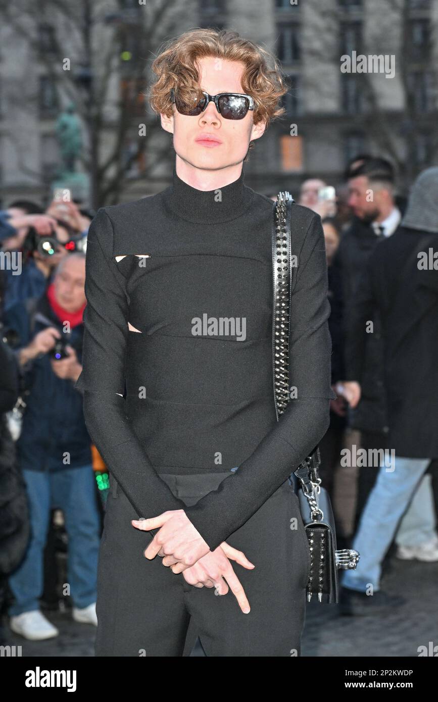 Paris, France. 04th Mar, 2023. Louis Powell arriving at Alexander ...