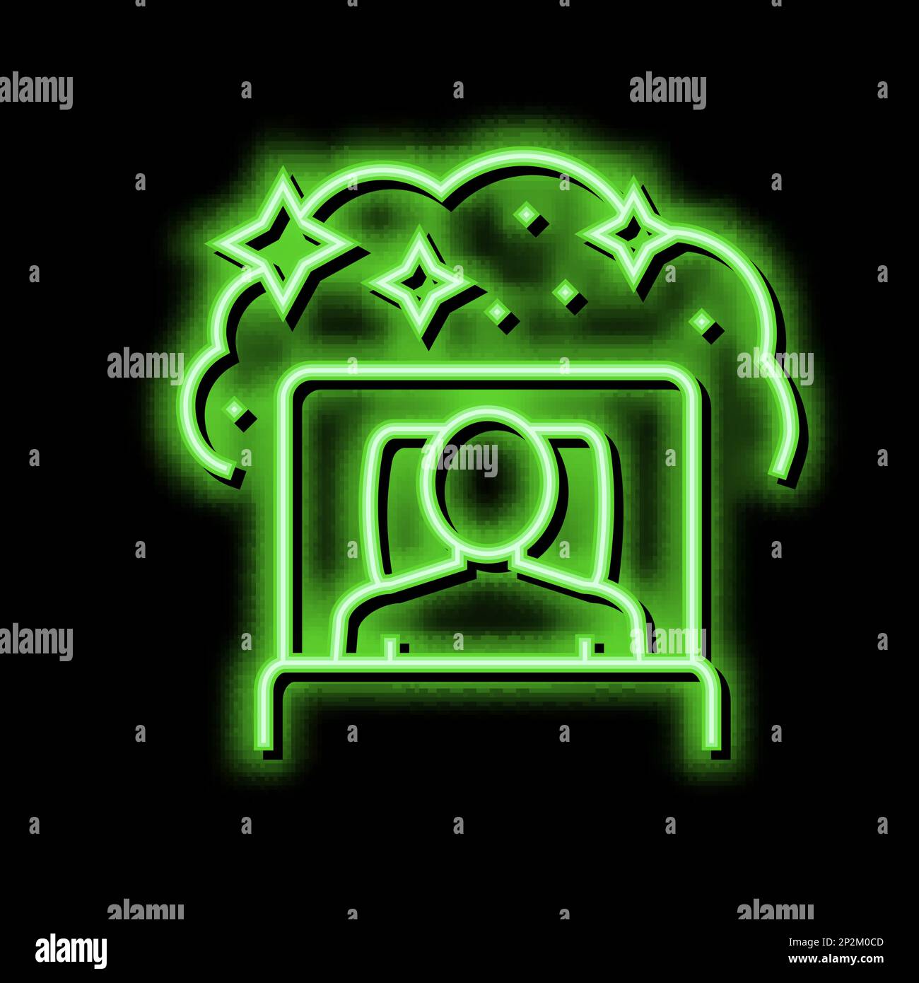 Sleeping dream patient icon hi-res stock photography and images - Alamy