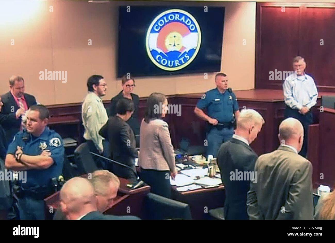 In this image made from Colorado Judicial Department video, Robert ...