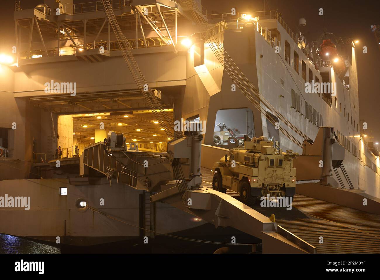 As part of regular operations in providing logistical support to ...