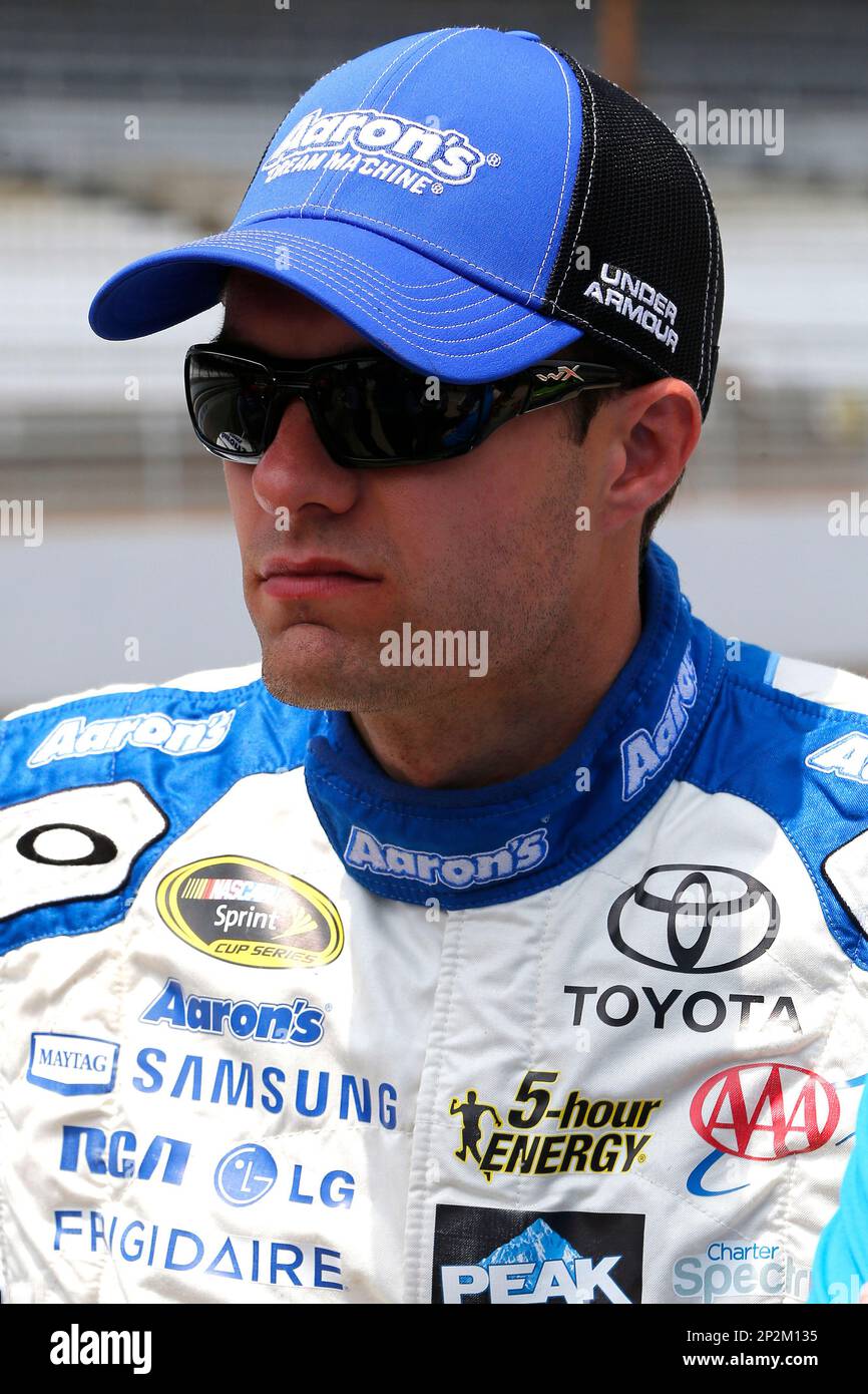 David Ragan during qualifying for the NASCAR Brickyard 400 auto race at ...