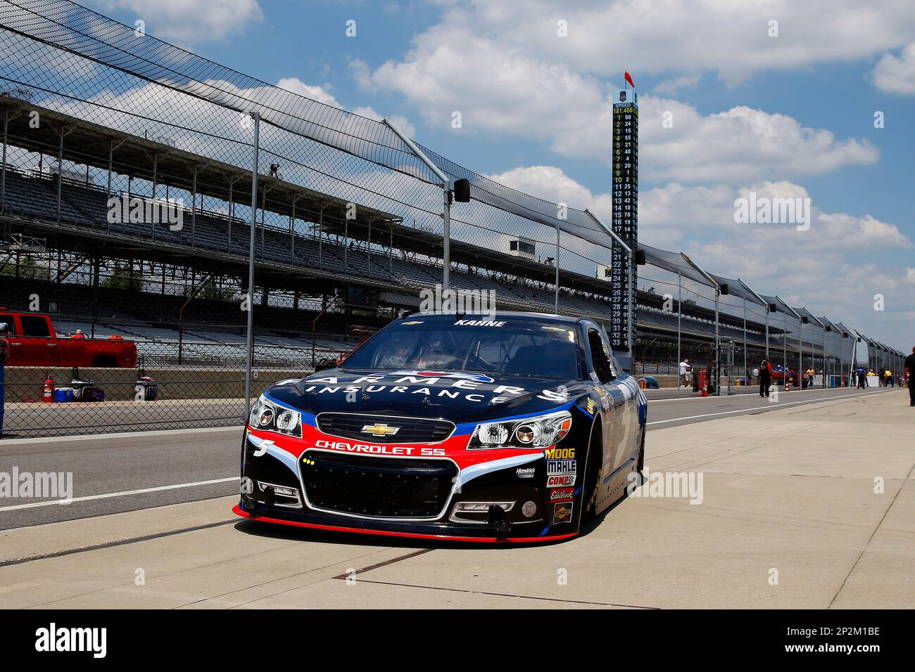 Kasey Kahne during practice for the NASCAR Brickyard 400 auto race at ...