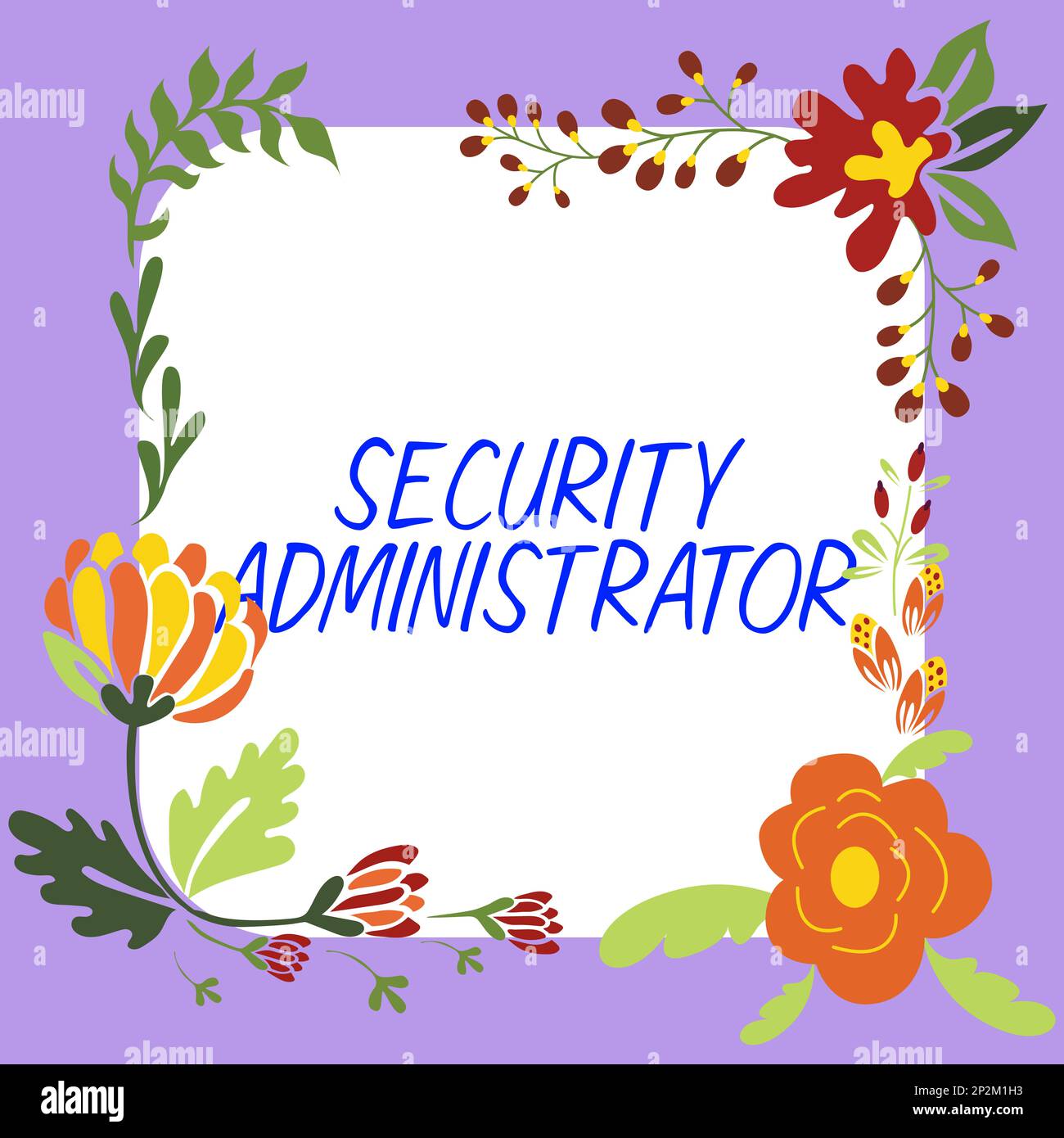 Text sign showing Security Administrator. Business approach The state ...