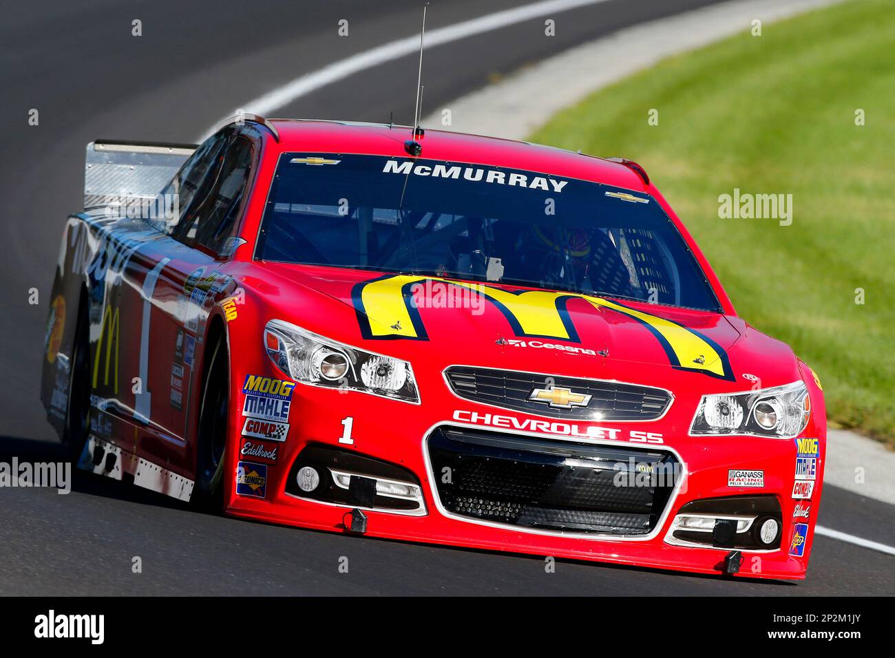Jamie McMurray during practice for the NASCAR Brickyard 400 auto race ...