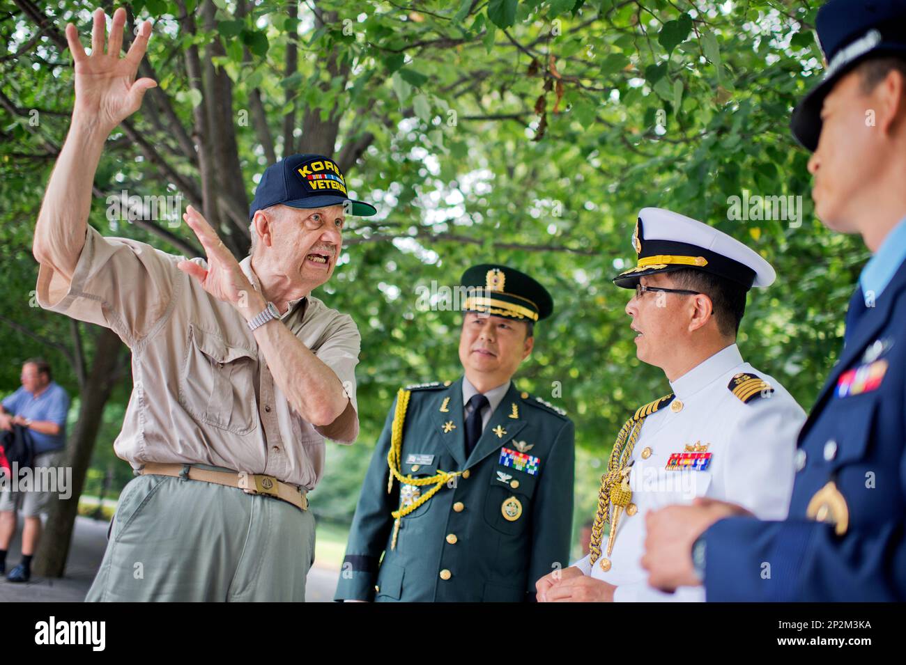UNITED STATES - JULY 27: Korean War veteran William Edward Alli, 83, of ...