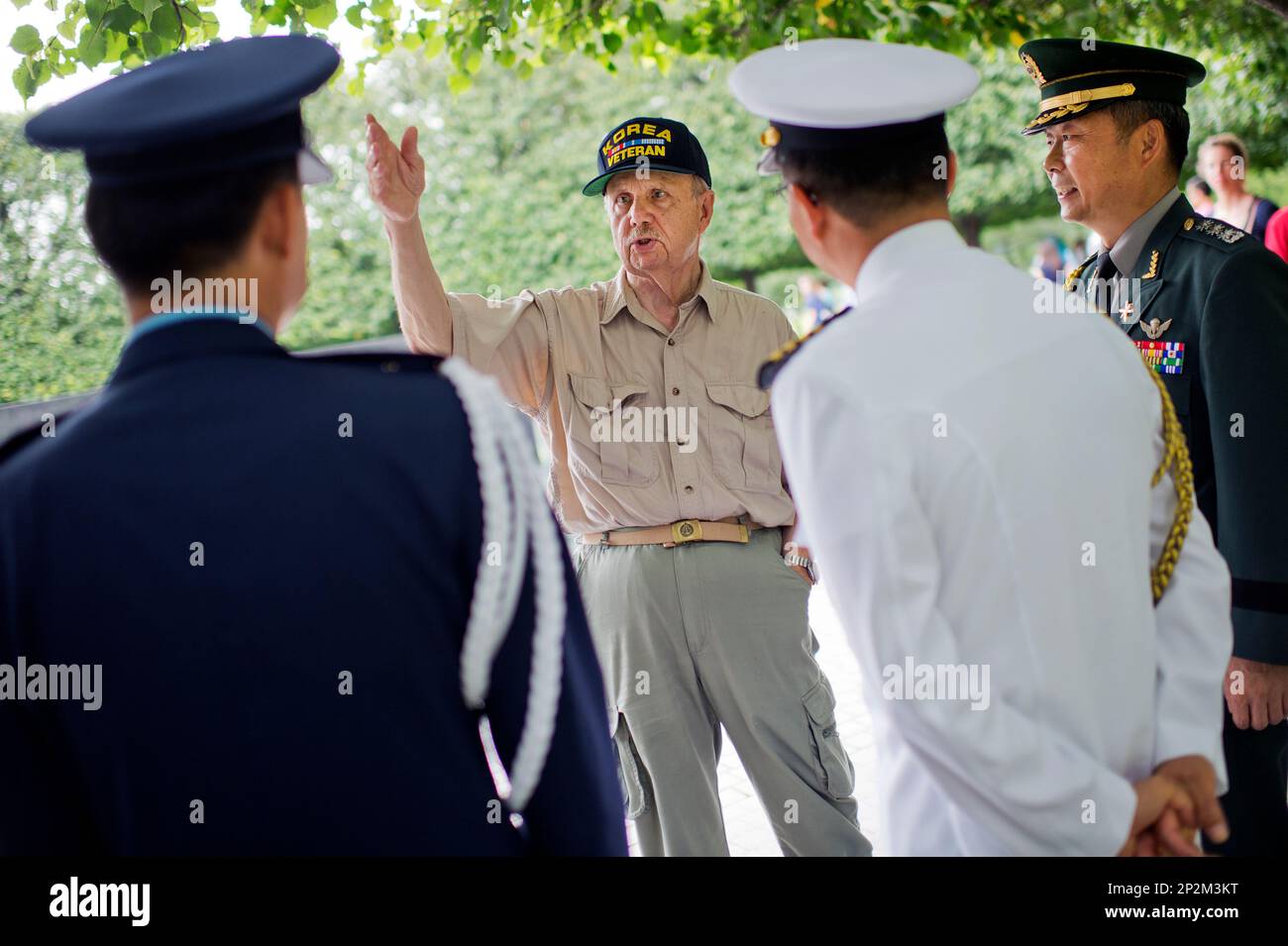 UNITED STATES - JULY 27: Korean War veteran William Edward Alli, 83, of ...