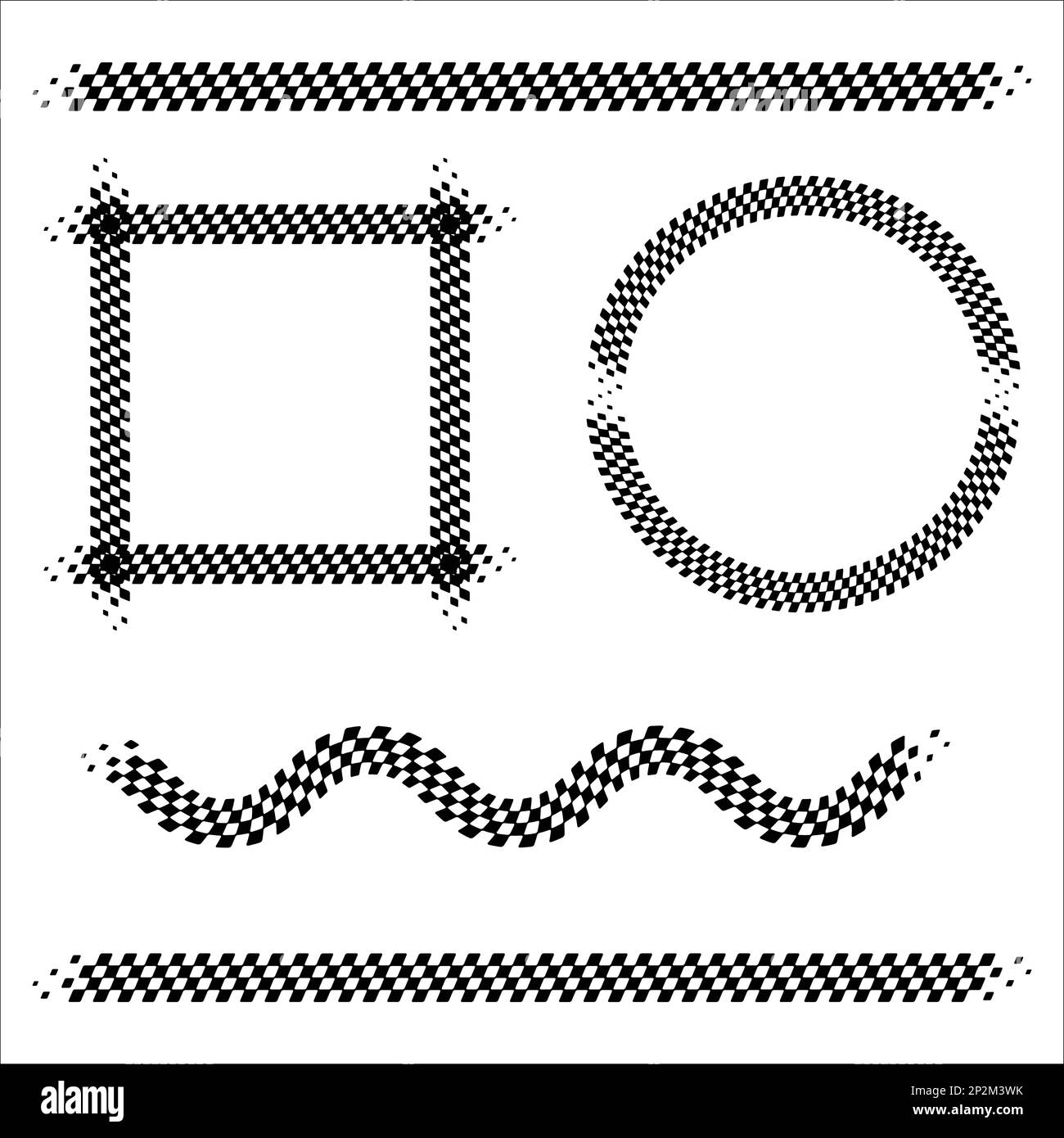 Sport race track flag lines and frames Stock Vector Image & Art - Alamy