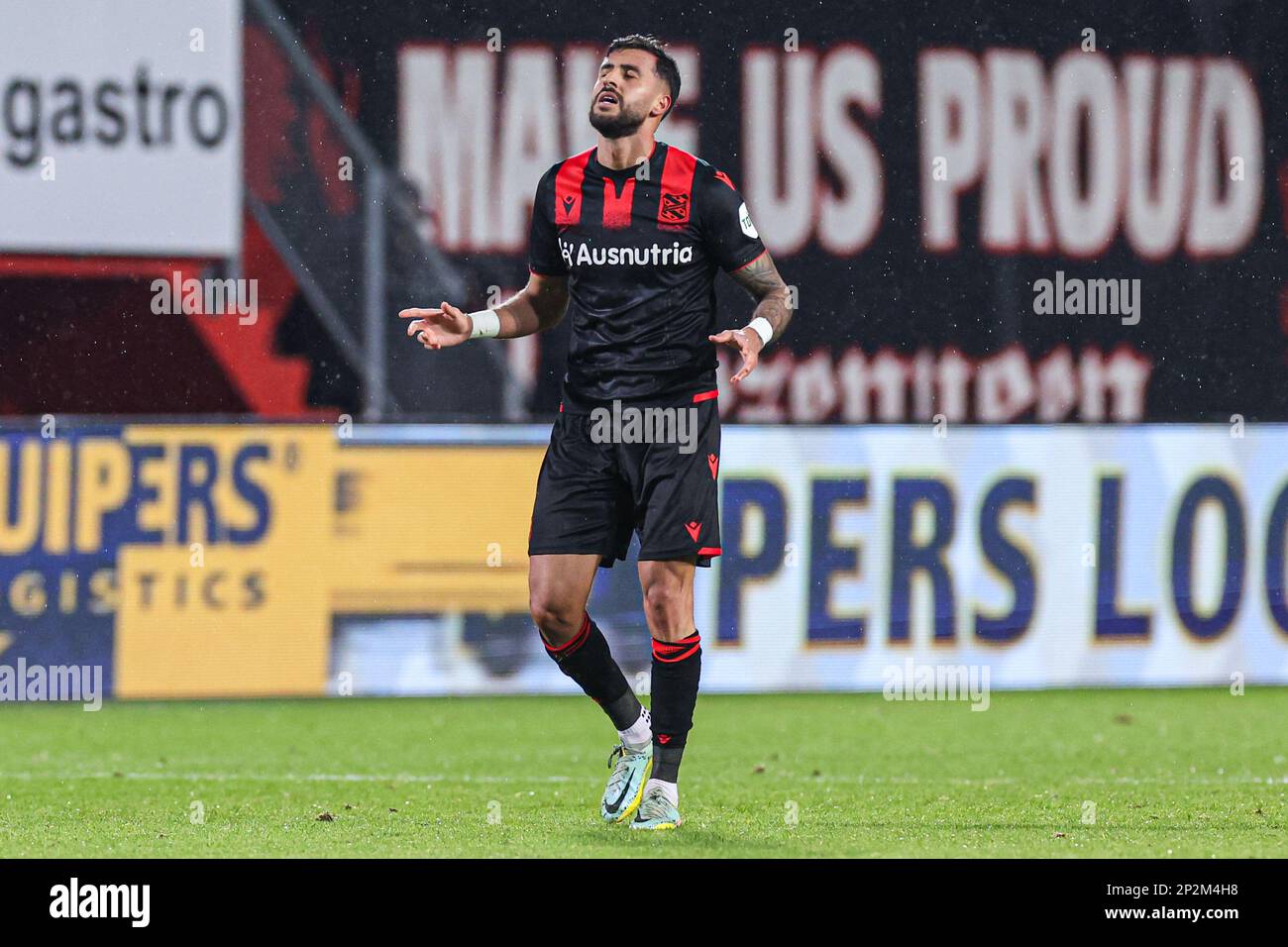 ENSCHEDE, NETHERLANDS - MARCH 4: Rami Kaib of SC Heerenveen celebrates ...