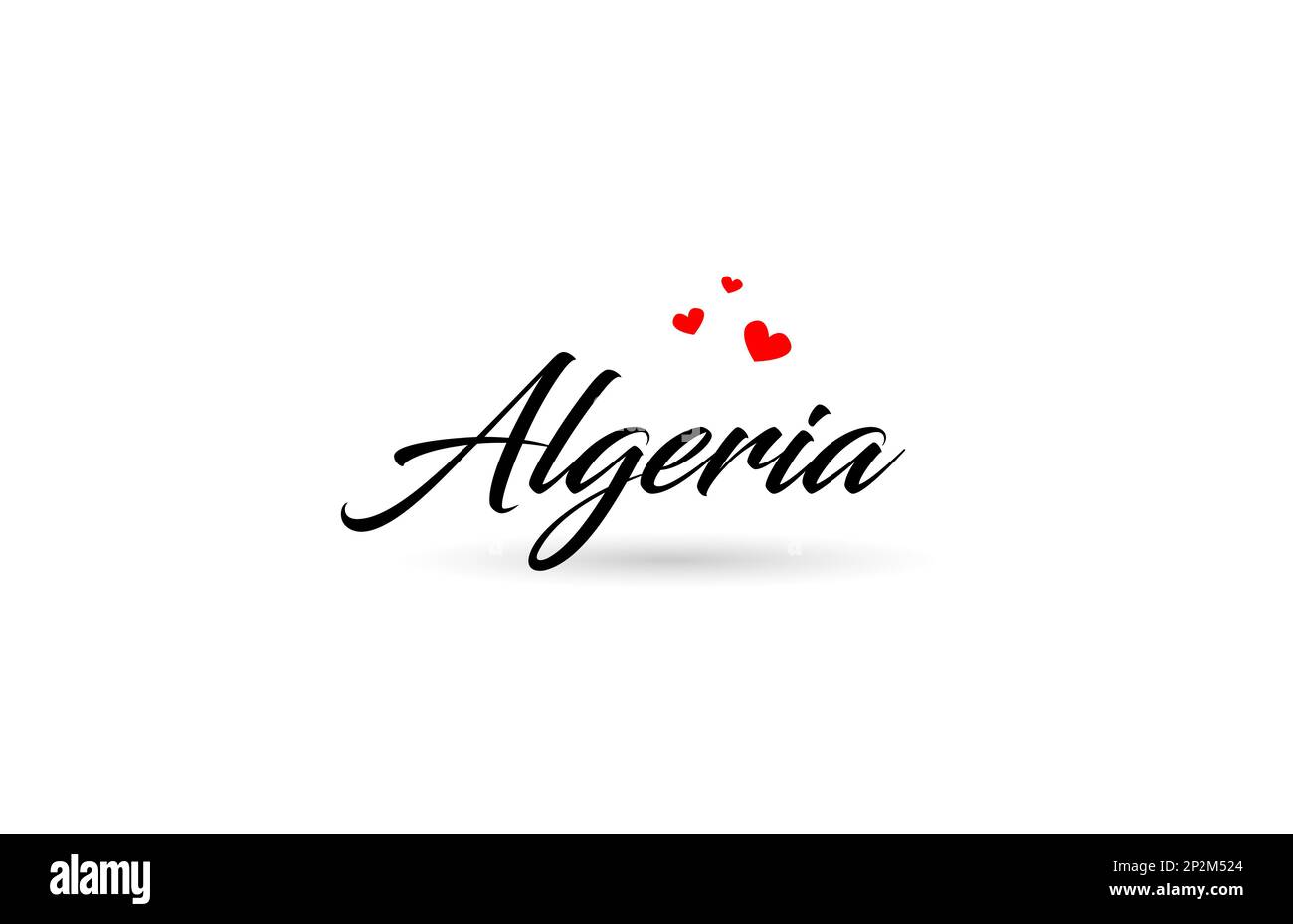 Algeria shape country word hi-res stock photography and images - Alamy