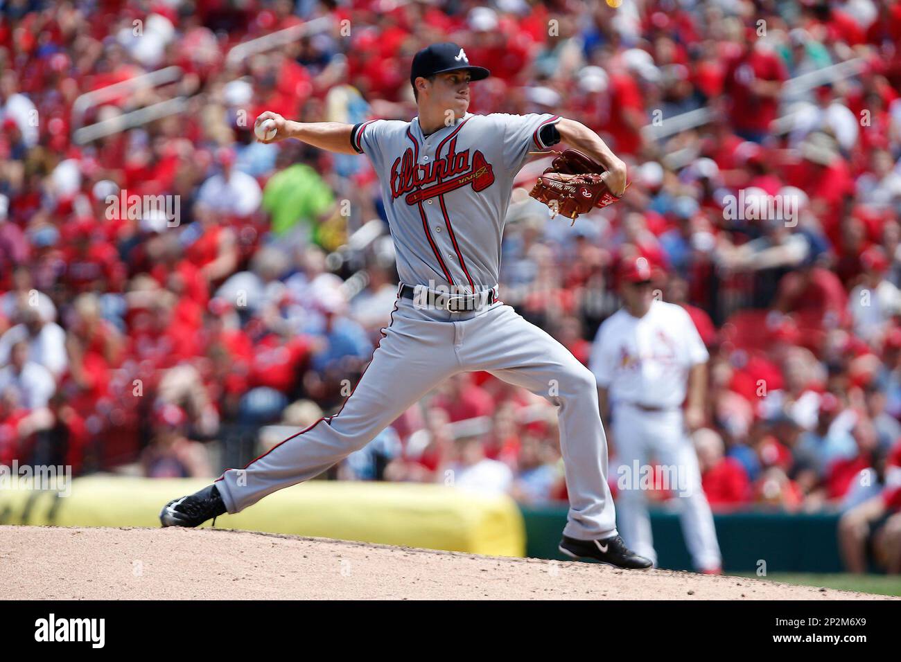 26 JULY 2015: Atlanta Braves starting pitcher Matt Wisler (37) delivers ...