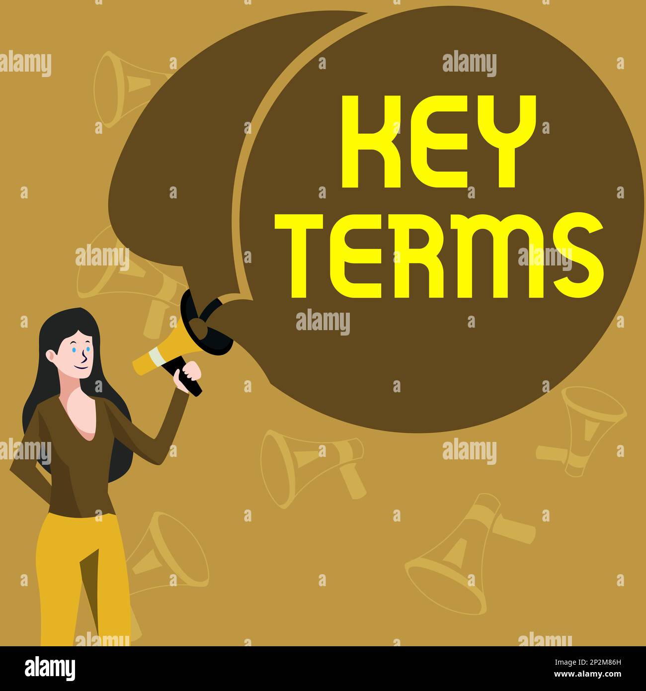 Conceptual display Key Terms. Business showcase Words that can help a ...