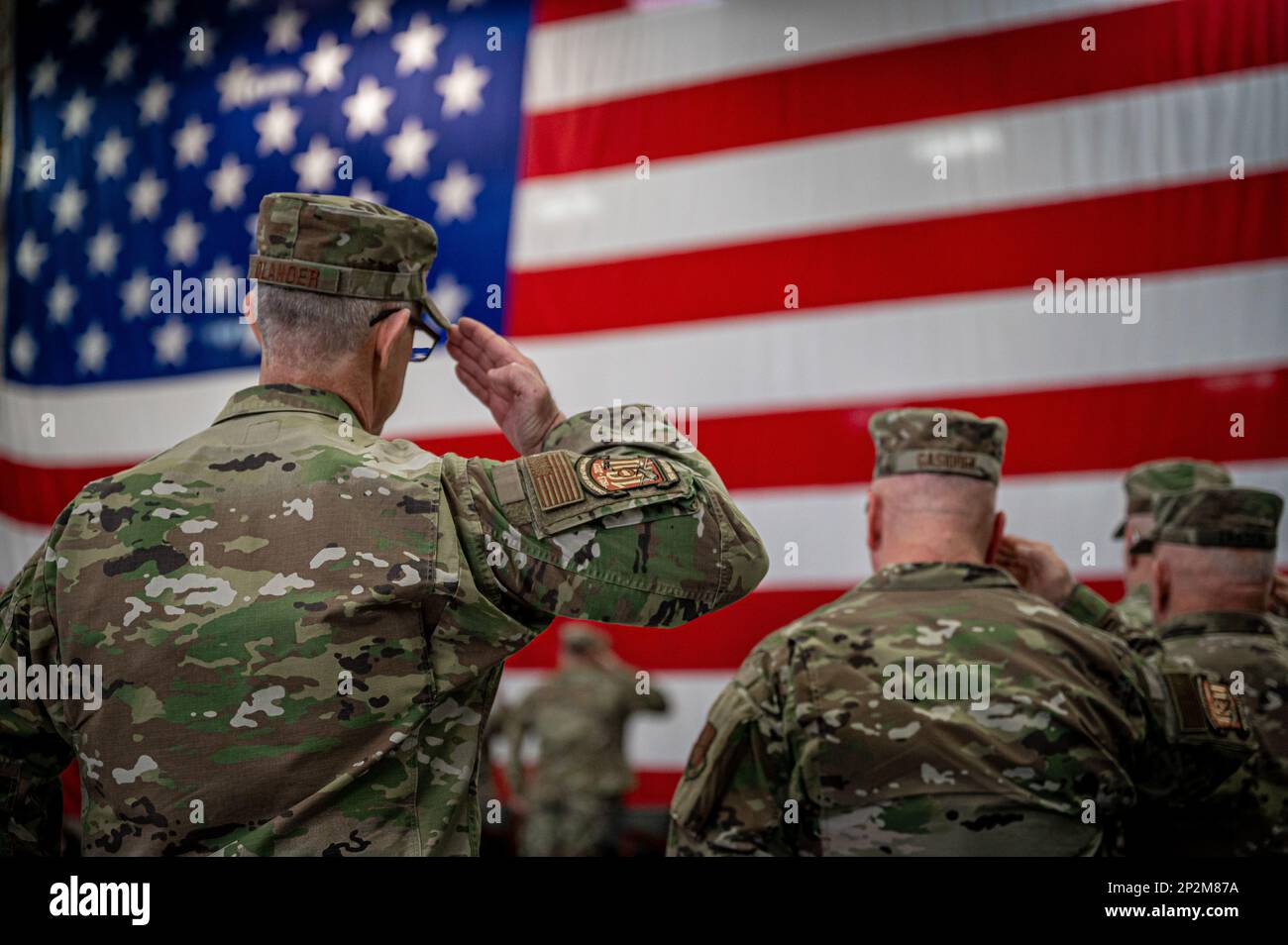U.S. Air Force Col. Thomas Olander, vice commander for the Connecticut ...