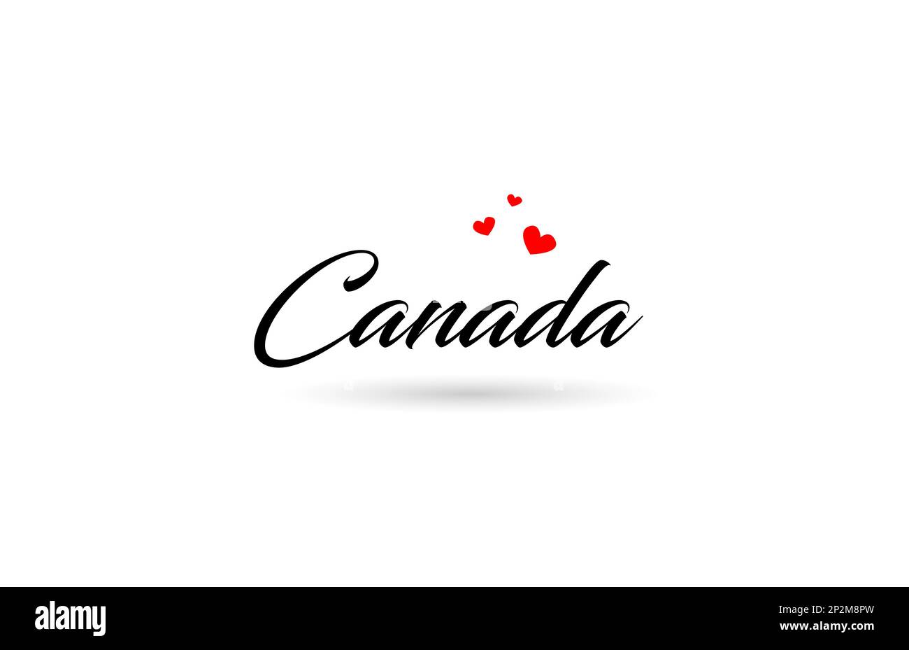 Canada heart Stock Vector Images - Alamy