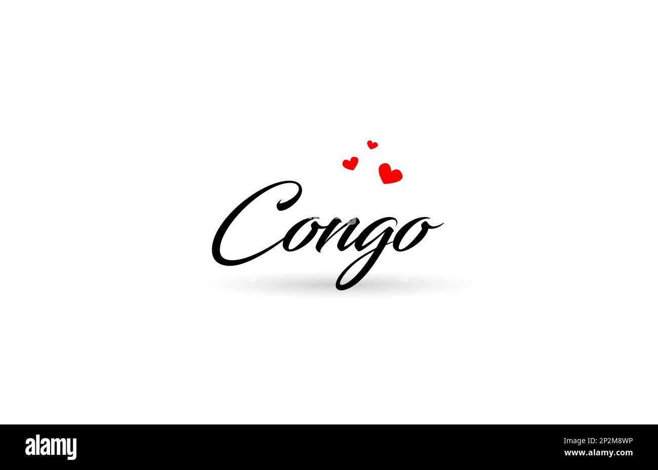 Congo heart Stock Vector Images - Alamy