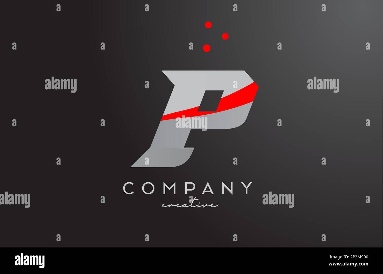 P bold vector vectors hi-res stock photography and images - Alamy